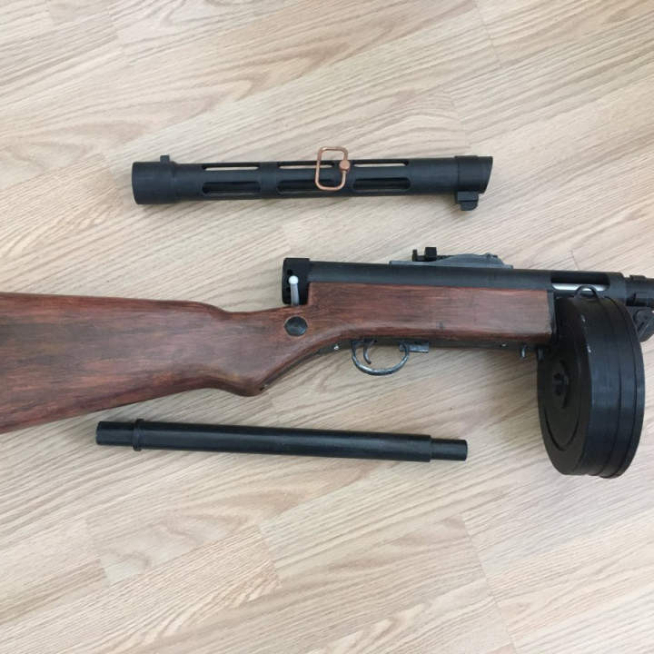 3D Printable Suomi KP/-31 - submachine gun replica by Ilkka