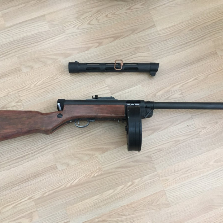 3D Printable Suomi KP/-31 - submachine gun replica by Ilkka