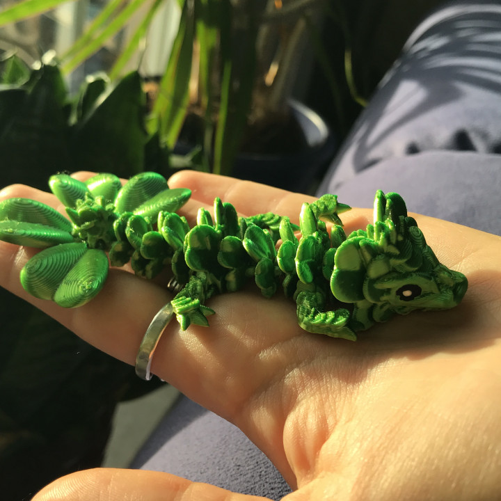 3D Print of Baby Clover Dragon by van12