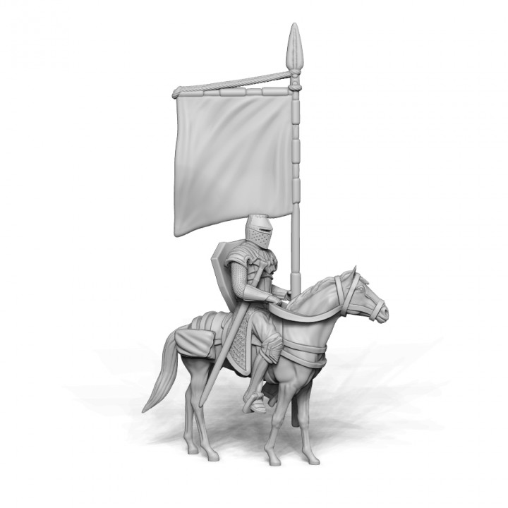 3D Printable Mounted Guards (bundle of 5) - Bandits and Knights Vol.2 ...