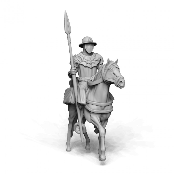 3D Printable Mounted Guards (bundle of 5) - Bandits and Knights Vol.2 ...