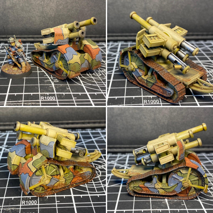 3D Printable Renault Pattern Thump Gun - Pre-supported by Tiny Panzer ...