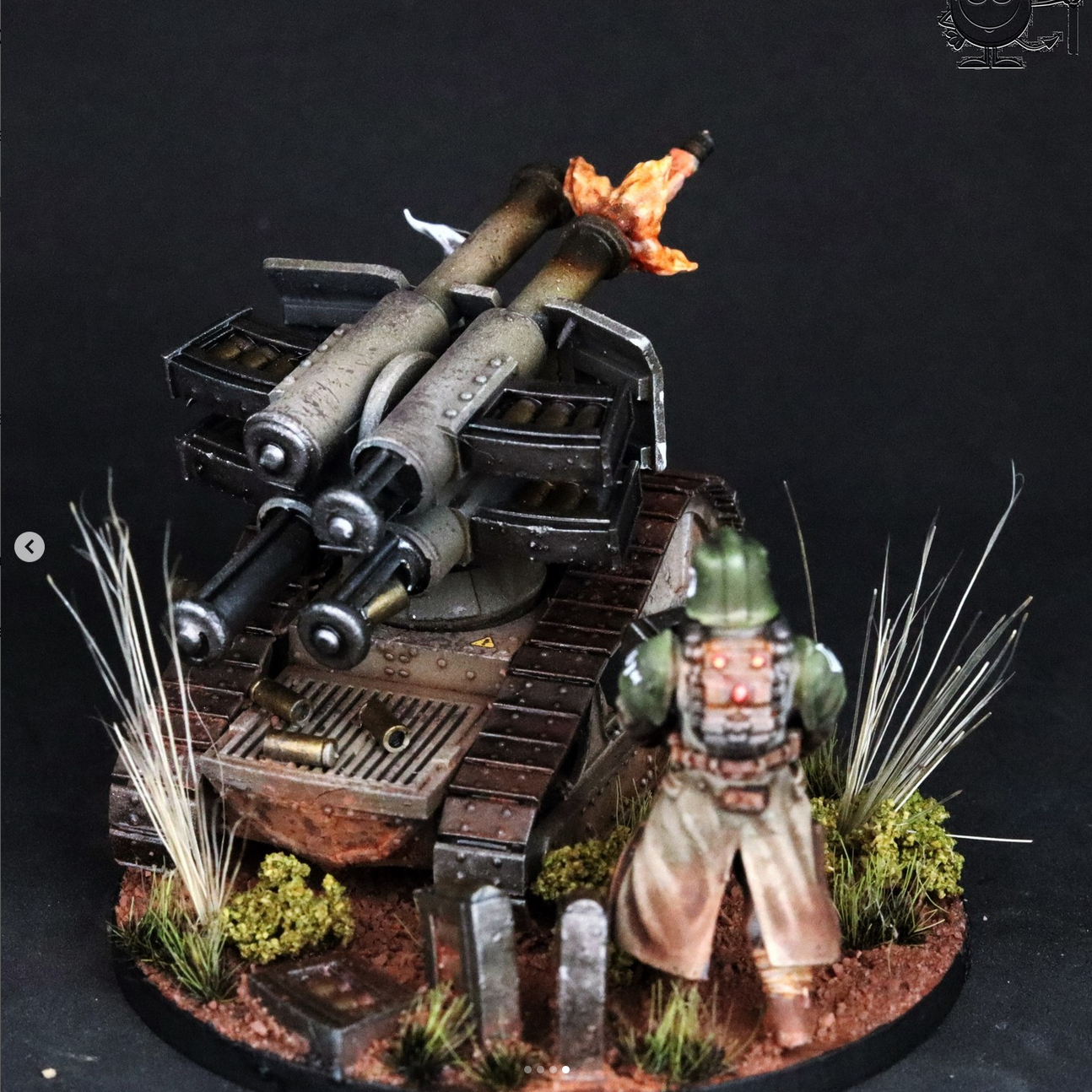 3D Printable Renault Pattern Thump Gun - Pre-supported by Tiny Panzer Studio