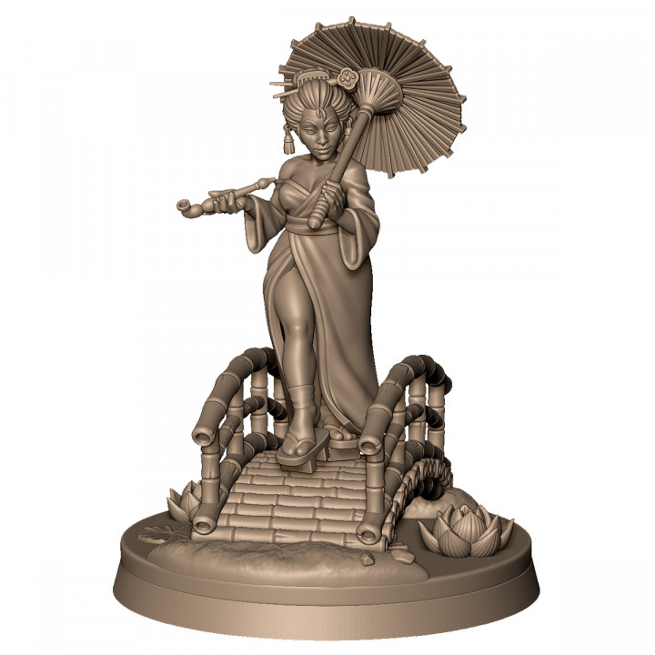 3D Printable Geisha by Willy Kao