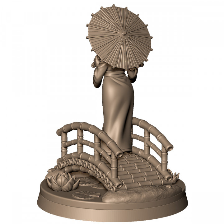 3D Printable Geisha by Willy Kao