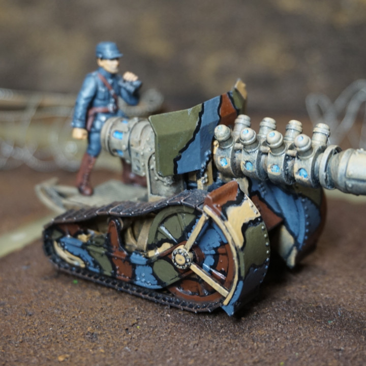 3D Print of Renault Pattern Gravity Cannon - Pre-supported by tobiasvoss