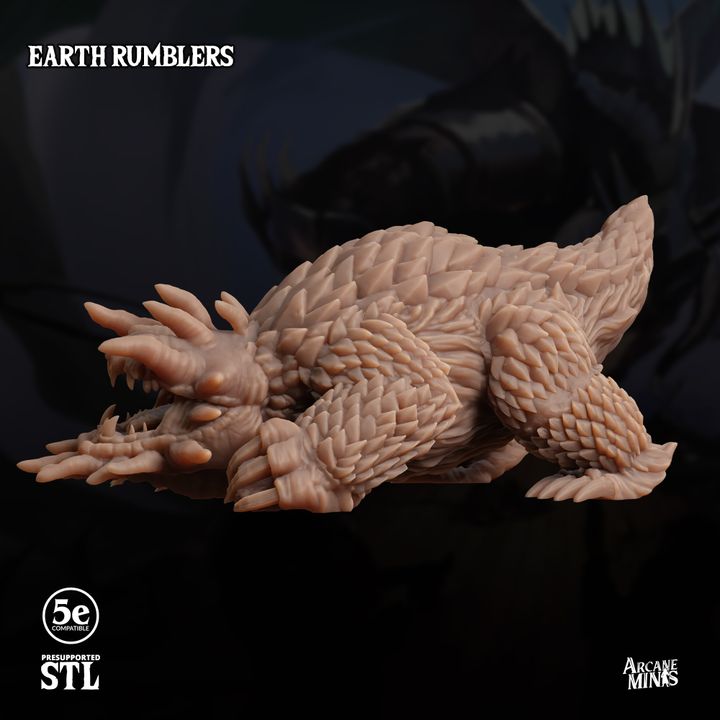 3D Printable Earth Rumblers by Sordane Publishing
