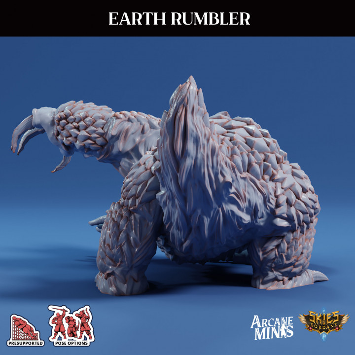 3D Printable Earth Rumblers by Arcane Minis