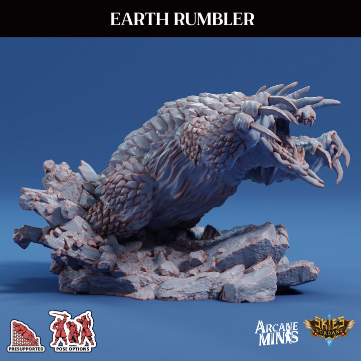 3D Printable Earth Rumblers by Arcane Minis