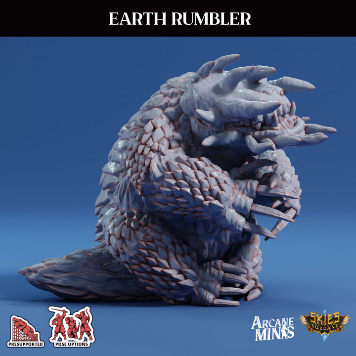 3D Printable Earth Rumblers by Arcane Minis
