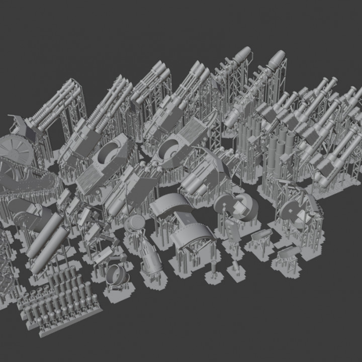 3D Printable Renault Pattern Support Weapons Compilation - Presupported ...