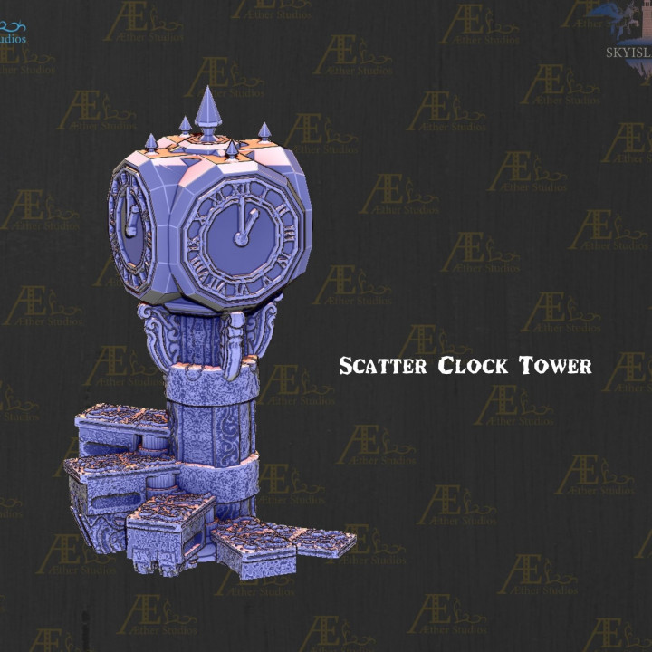 3D Printable KS3AET13 – Aethertowne Clockwork Slums by Aether Studios