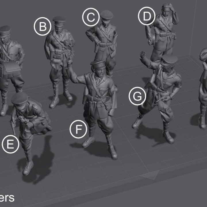 3D Printable ww1 UK Army 59 STL by Alphonse Marcel