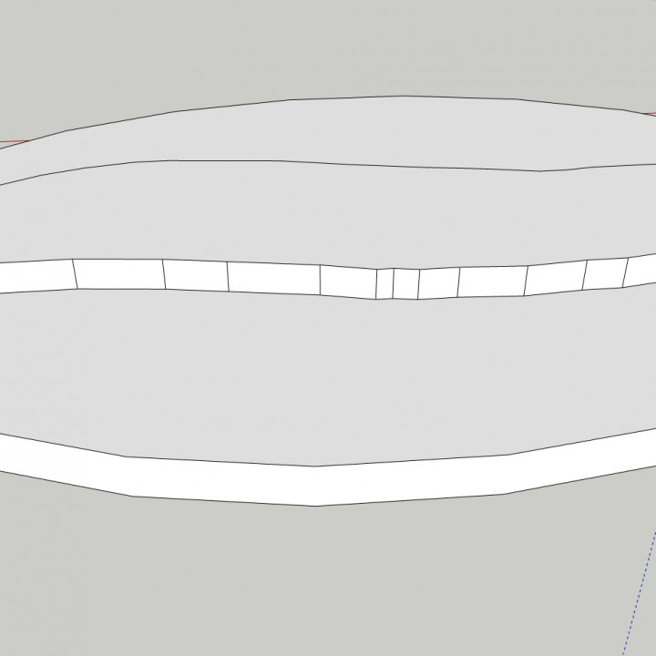 3D Printable planarian or flatworm coin by Marc Zavala