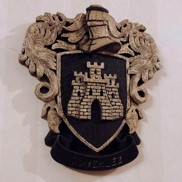 3D Printable Gonzalez crest shield by Imagin_ar