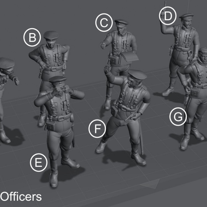 3D Printable WW1 Russian army - 59 STL - Files Pre-supported - Files ...