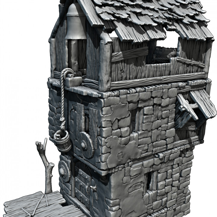 Watch tower! 3d printable set of stl files for tabletop Campaign ...