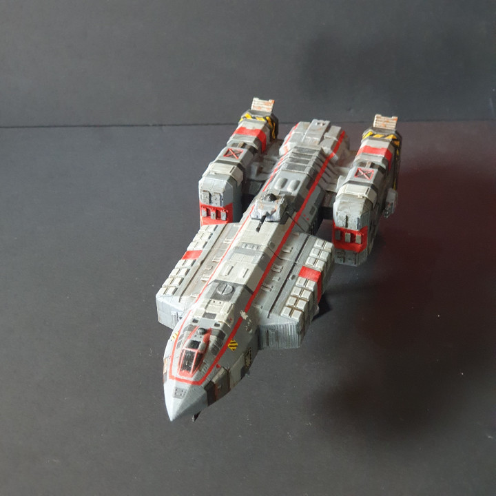 3D Printable Traveller Starships Miniatures I by 2nd Dynasty