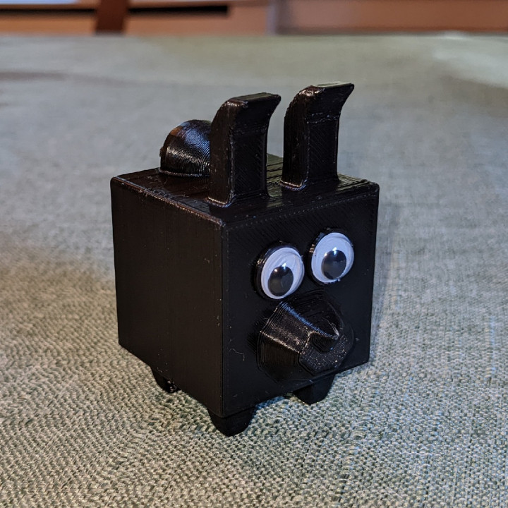 3D Printable Cube Rabbit by Lee