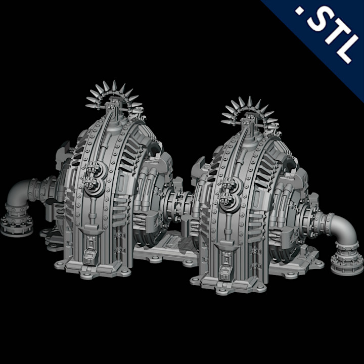 3D Printable Generators (Modular) by TrigonumVR