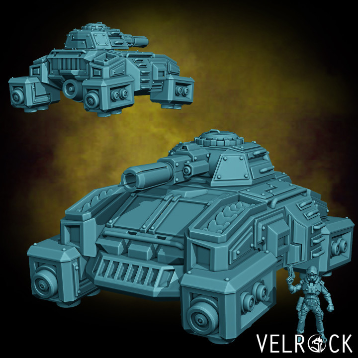 3D Printable Tempest Guardsmen Repulsor Tank (PRESUPPORTED) by Velrock ...
