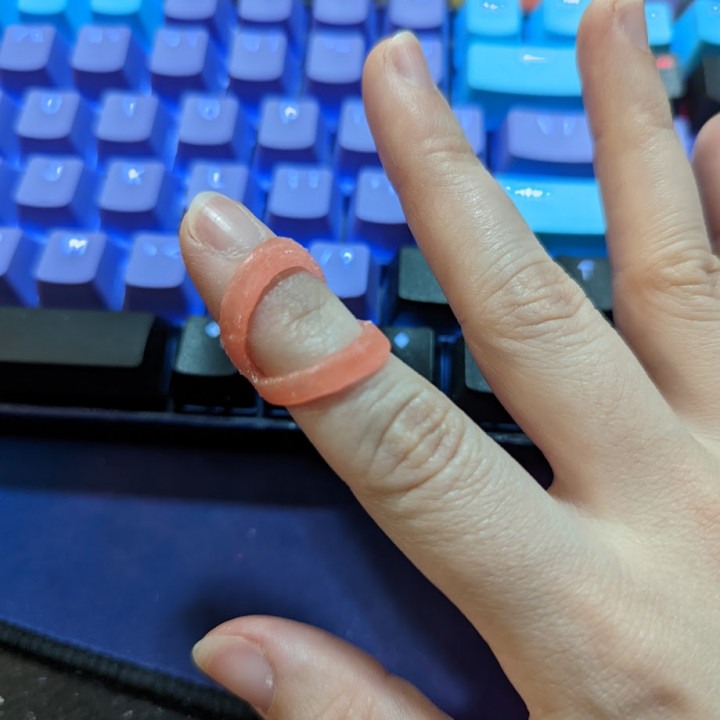 3D Printable Hypermobility Finger Splint by Jazzy