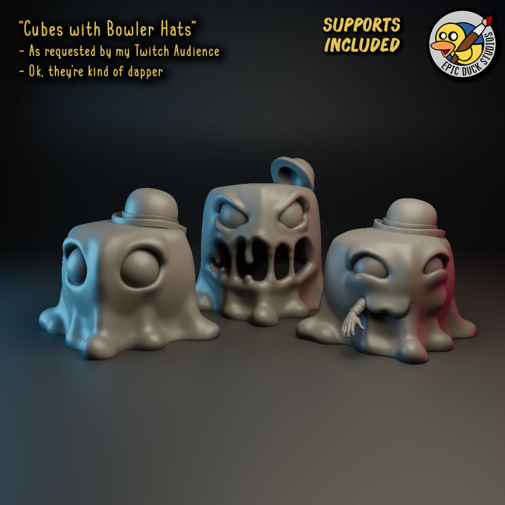 3D Printable Gelatinous Cubes - Cute, Hungry and Nom Nom - Now with ...