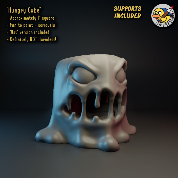 3D Printable Gelatinous Cubes - Cute, Hungry and Nom Nom - Now with ...