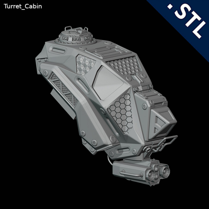 3D Printable Turret (Stationary) by TrigonumVR
