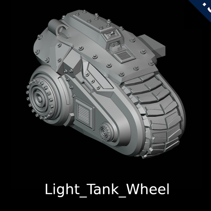 3D Printable Light Tank by TrigonumVR