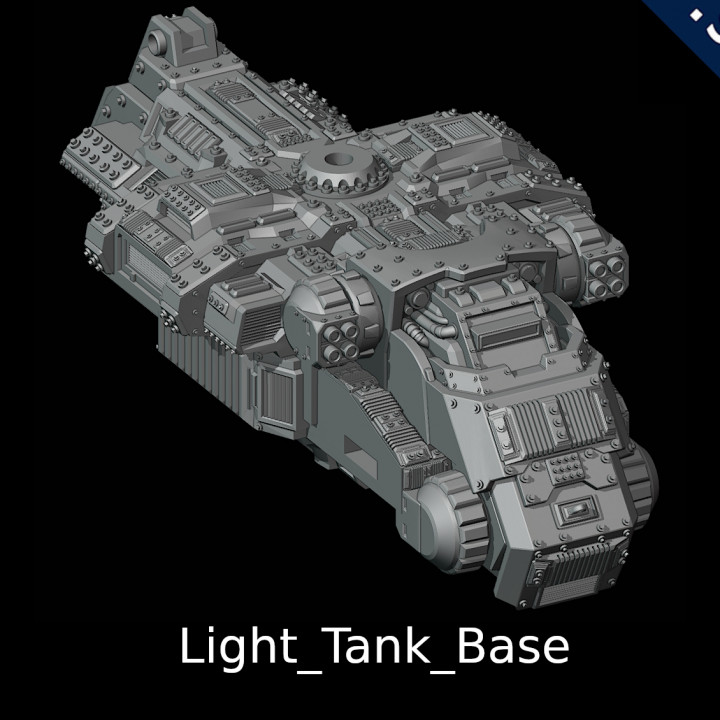 3D Printable Light Tank by TrigonumVR