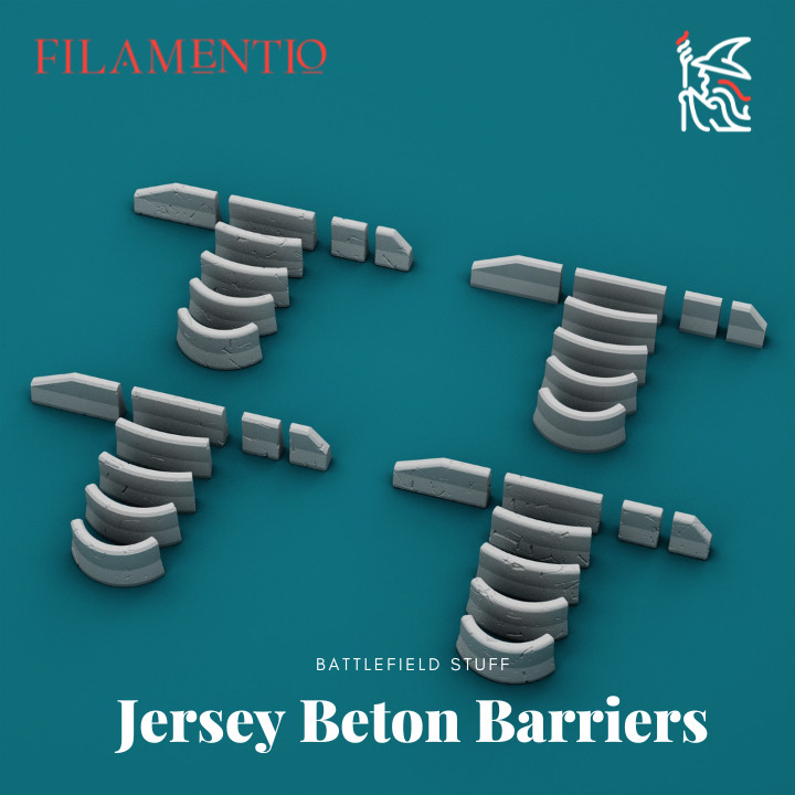 3D Printable battlefield stuff Set 1 by Filamentio