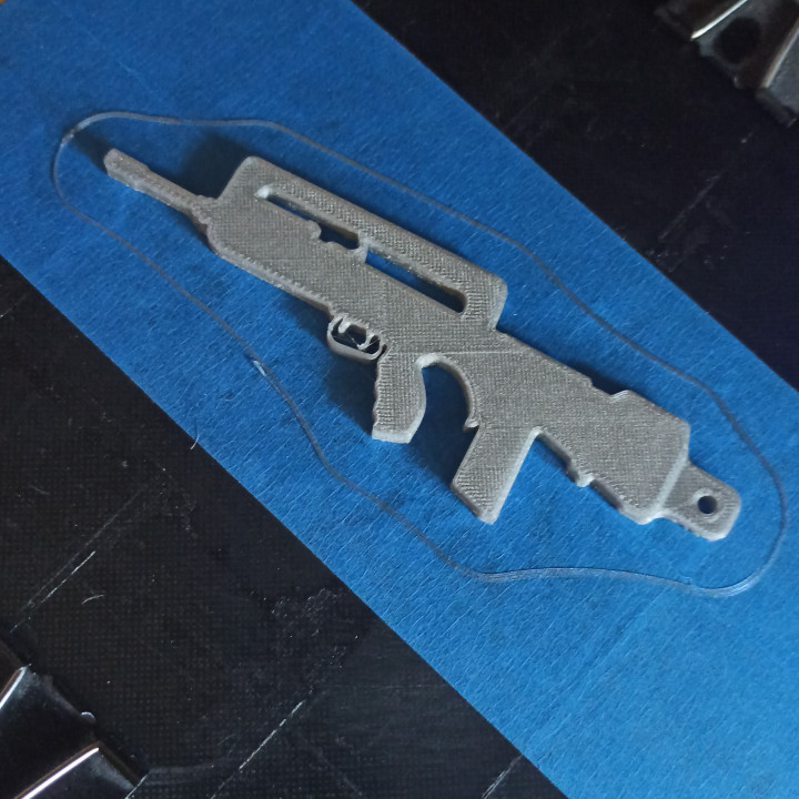 3D Printable famas miniature by steepex guy's