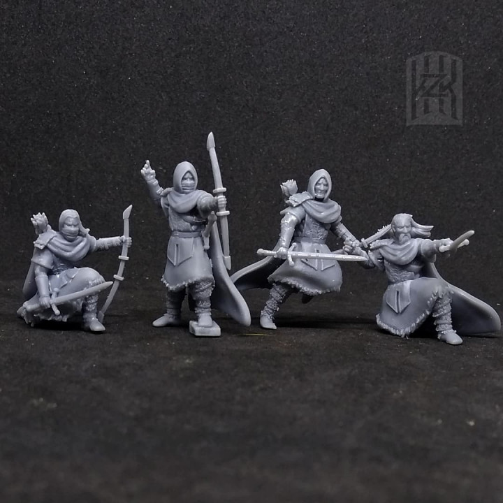 3D Printable KZKMINIS - Northern Rangers by KZKMINIS