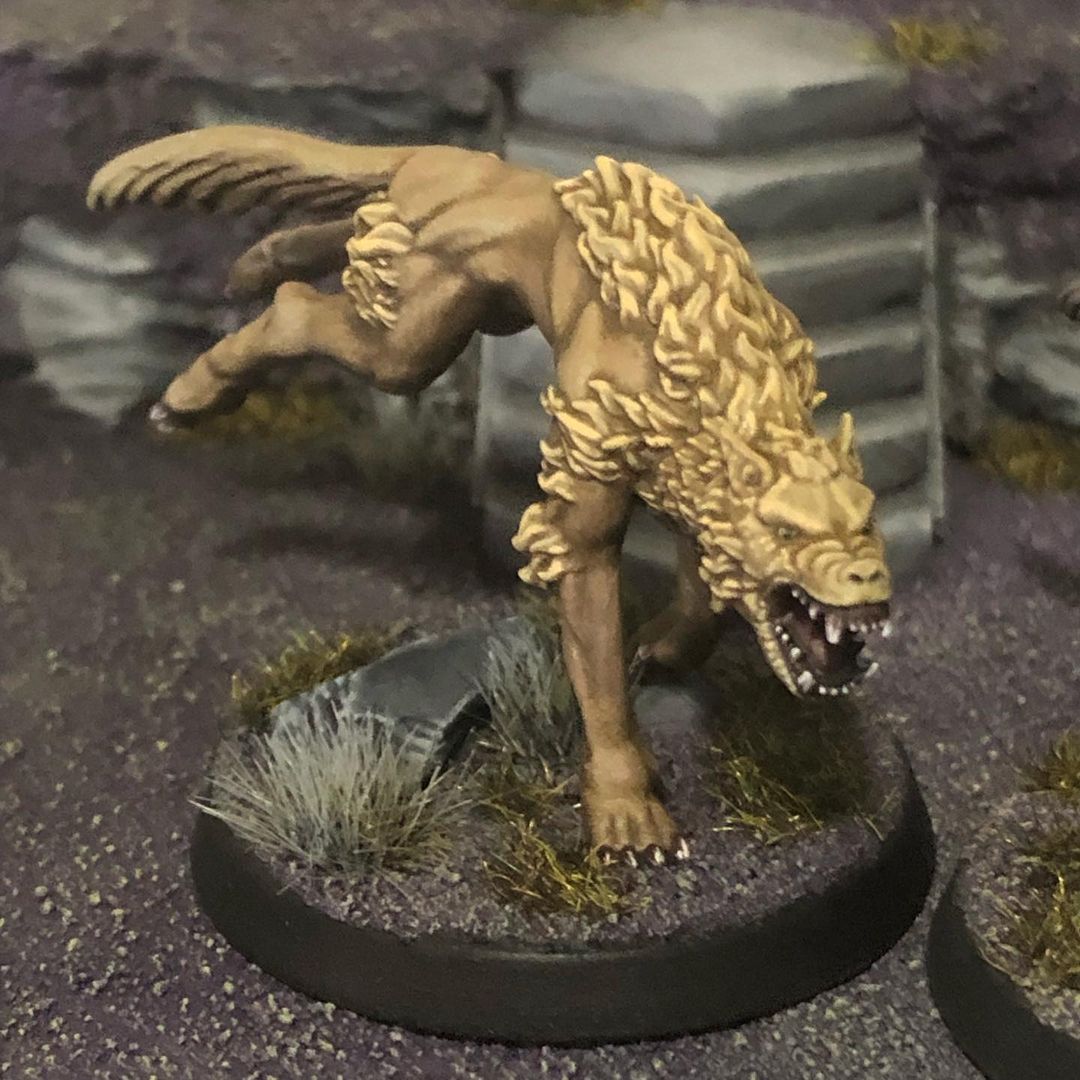 3D Printable KZKMINIS - Iron Fang Clan Feral Wolves by KZKMINIS