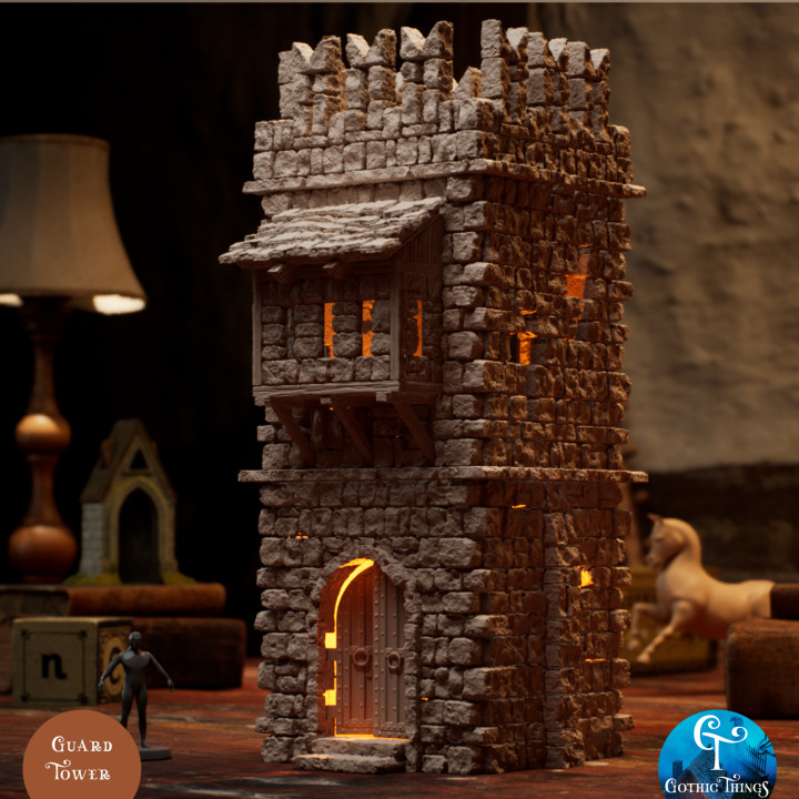 3D Printable Guard Tower by Gothic Things