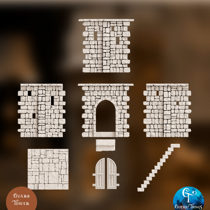 3D Printable Guard Tower by Gothic Things