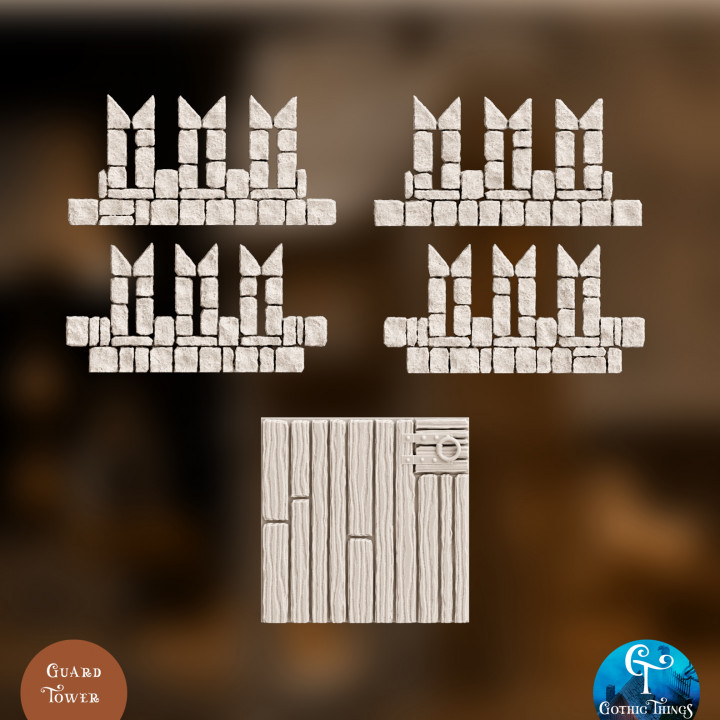 3D Printable Guard Tower by Gothic Things