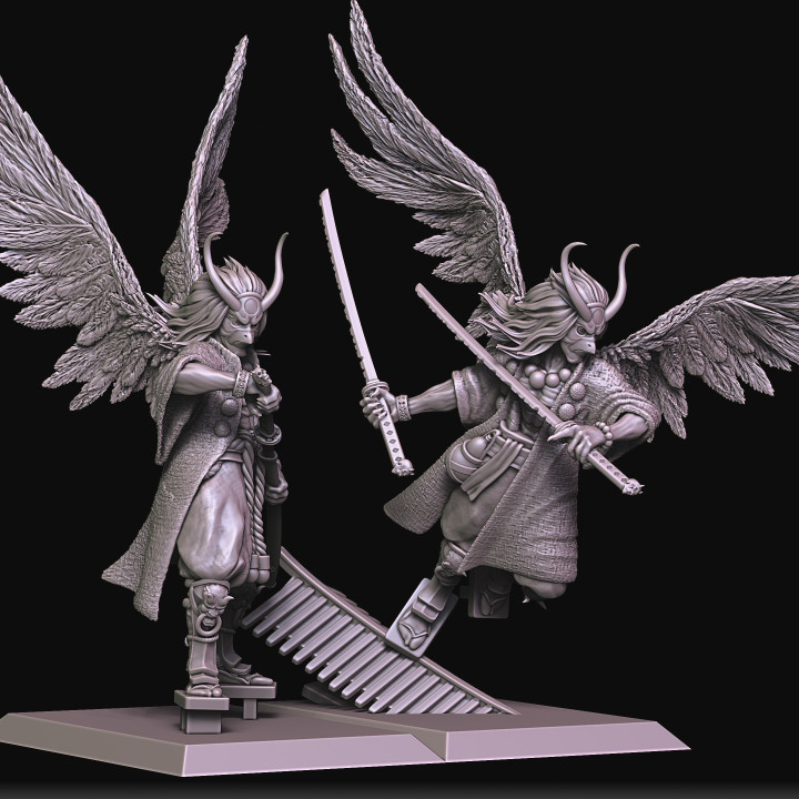 3D Printable TENGU WARRIORS by Raven Twin Miniatures