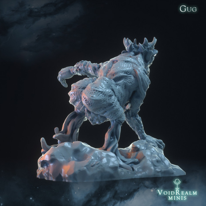 3D Printable Gugs (Crouching Pose) by VoidRealm Minis