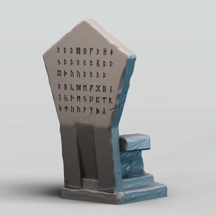 3D Printable Dwarf Queen’s Throne by 2moronic miniatures