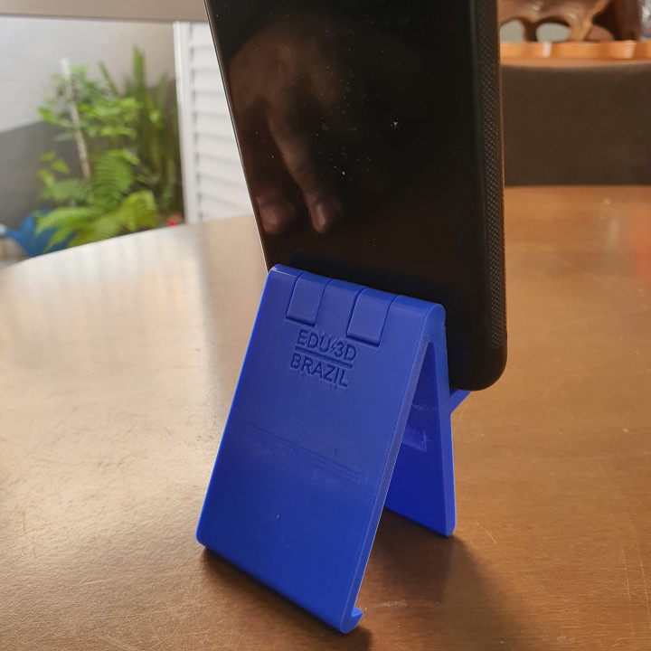 3D Printable Phone Holder Universal High by Eduardo Germani Martins