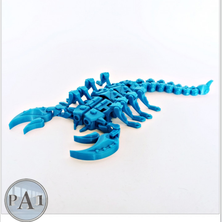 3D Printable ARTICULATED SCORPION ROBOT by PA1
