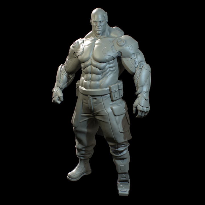 3D Printable Mecha Muscle V2 75mm by Jeremy Smith