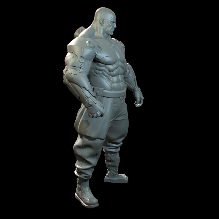 3D Printable Mecha Muscle V2 75mm by Jeremy Smith