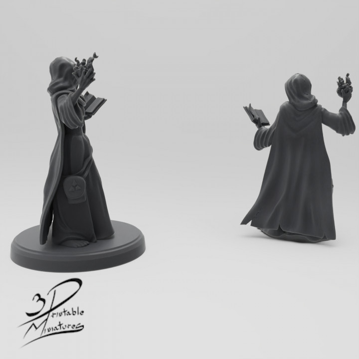 3D Printable Female Elven Wizard by 3D Printable Miniatures