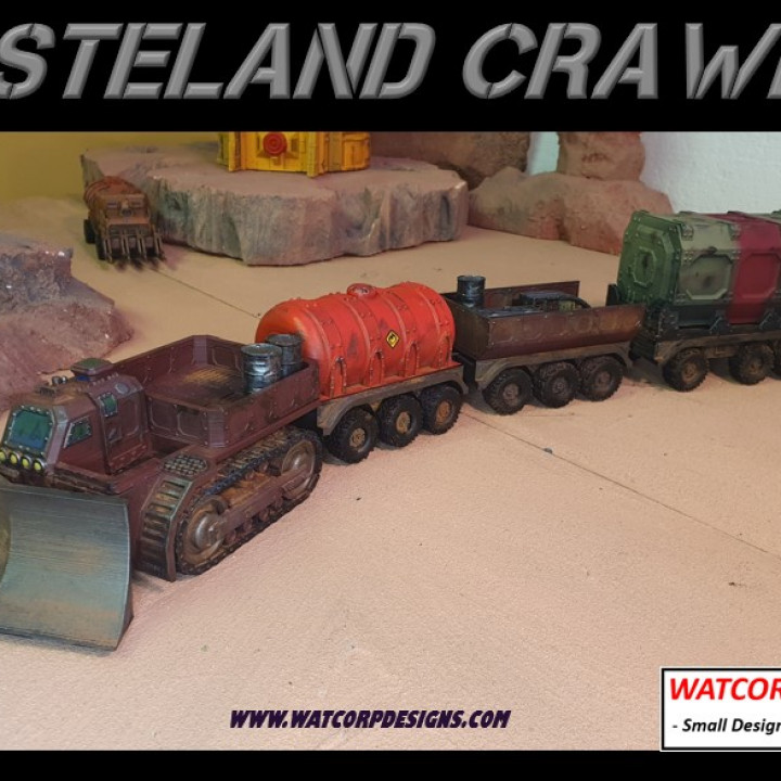 3D Printable WASTELAND CRAWLER by Watcorp Designs