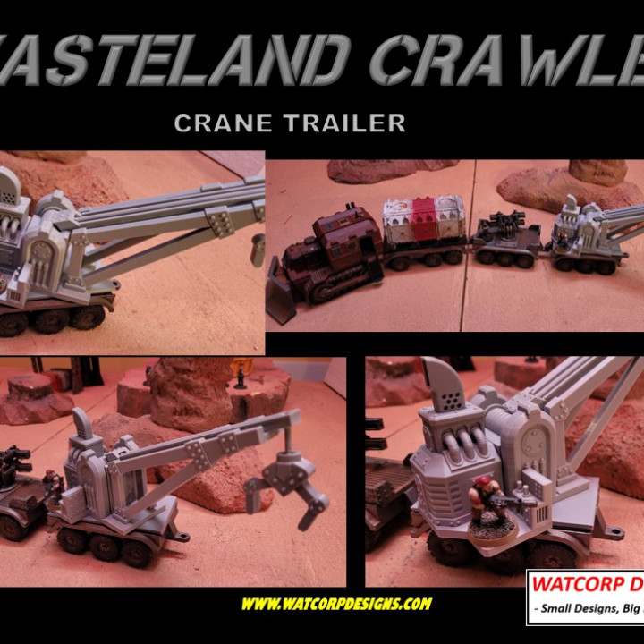 3D Printable WASTELAND CRAWLER by Watcorp Designs