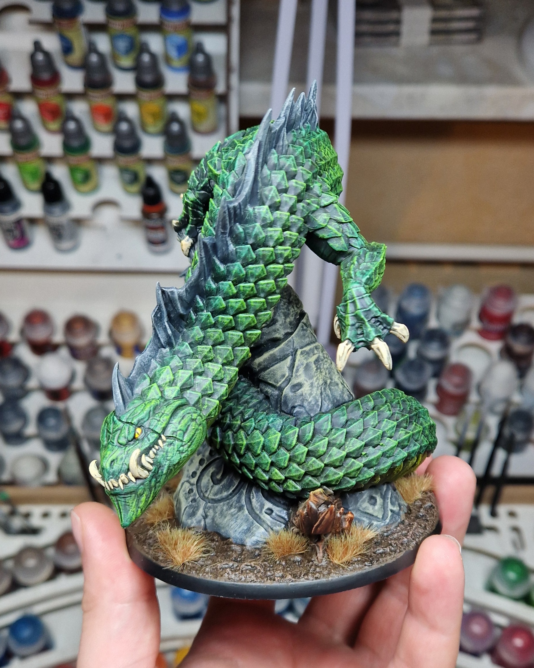 3D Printable Great Linnorm of Frostheart by Artisan Guild