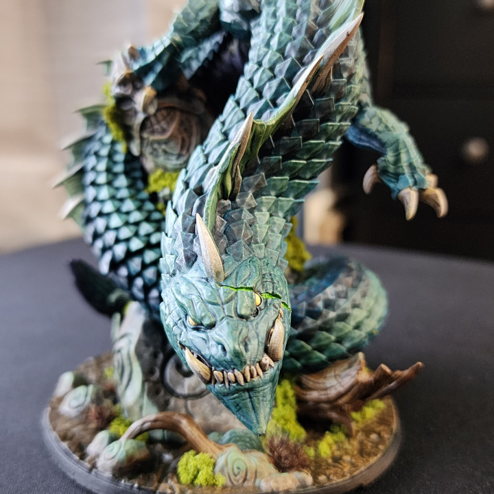 3D Print of Great Linnorm of Frostheart by reidcooley